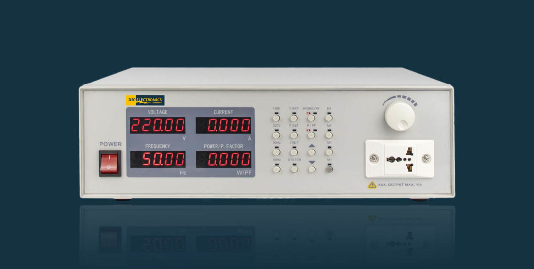 AC Laboratory Power Supplies - DSC-Electronics Germany